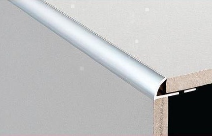 DTA Aluminum Round Edge Tiling Angle Matt Silver 8mm X 3m - TradieCart