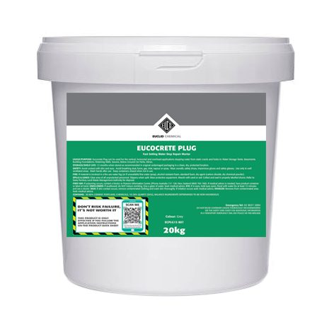 Tremco Eucocrete Plug 15kg Water Plug - TradieCart