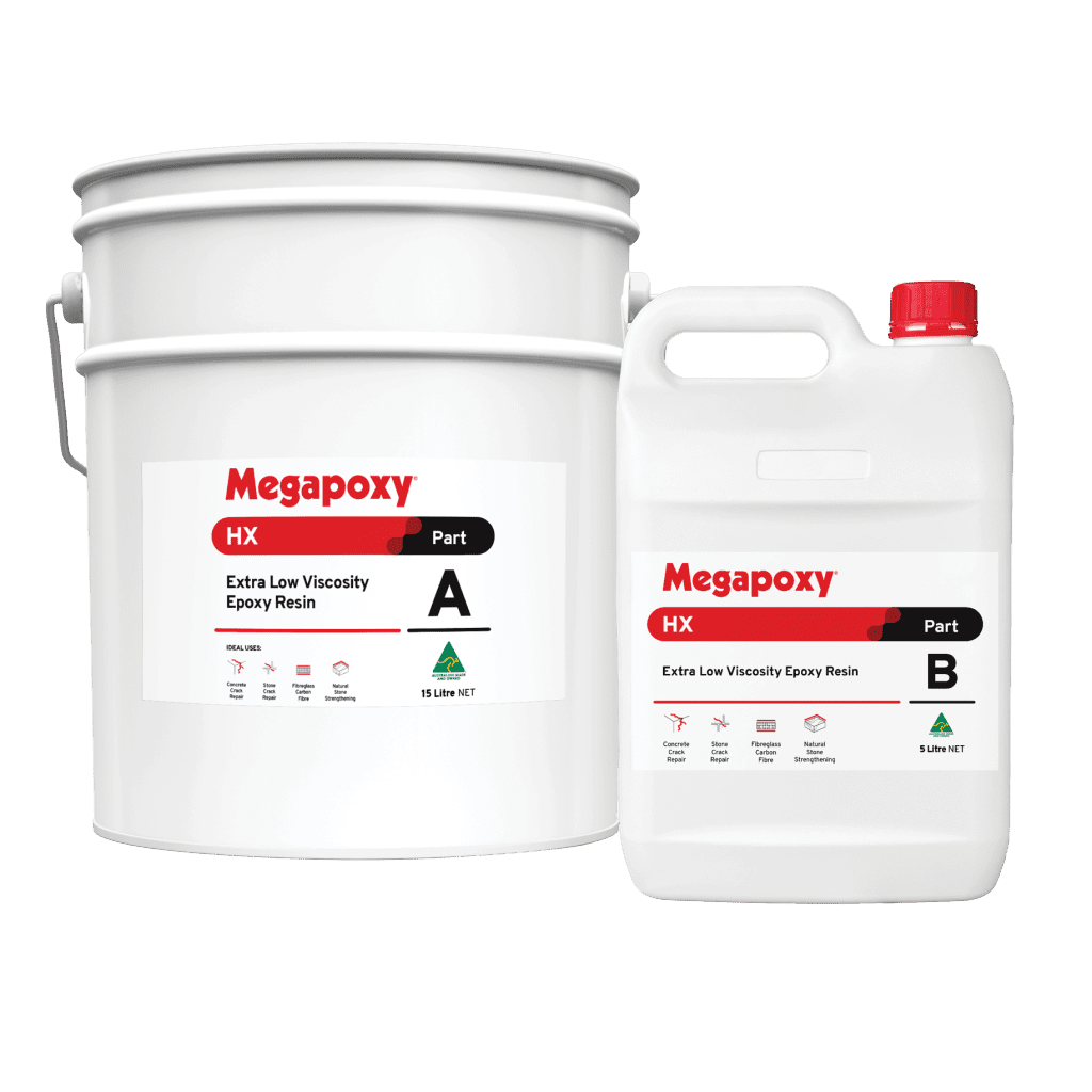 Megapoxy HX 20 Litre Kit Extra Low Viscosity Epoxy Resin - TradieCart