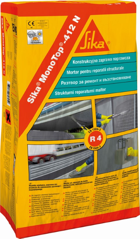 Sika MonoTop 412NFG 20kg Repair Mortar - TradieCart
