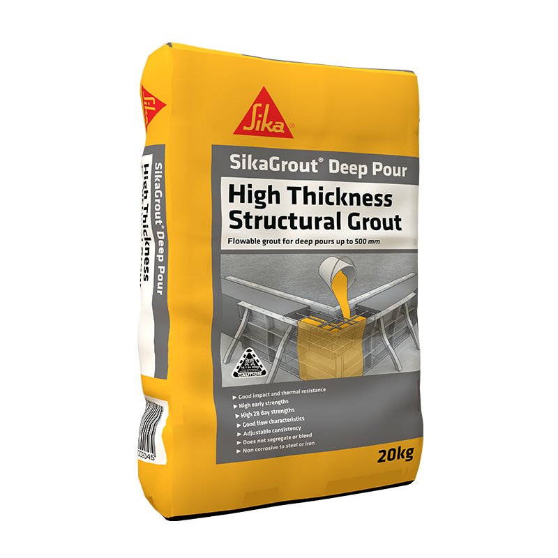 Sika SikaGrout Deep Pour 20kg Concrete Grout - TradieCart