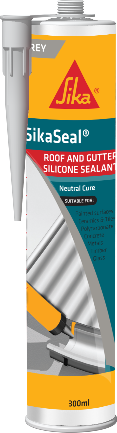 Sika Sikaseal Roof & Gutter White 300ml Cartridge (Box of 12) Sealant ...