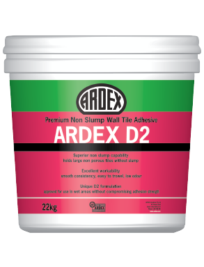 Ardex D2 22kg Mastic Tile Adhesive - TradieCart