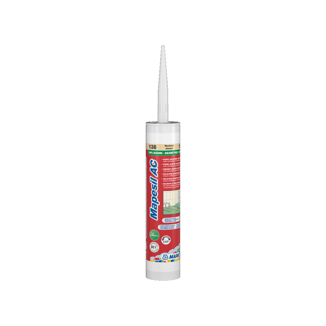 Mapei Mapesil AC #100 White 310ml Cartridge Silicone - TradieCart