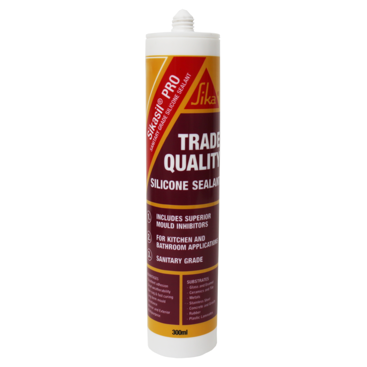Sika Sikasil Pro Alabaster 300ml Cartridge Silicone - TradieCart