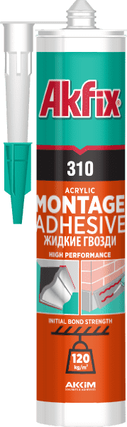 Akfix 310 Montage Adhesive 310ml Cartridge Construction Adhesive ...