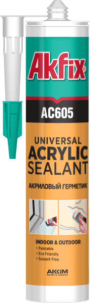 Akfix AC605 White 310ml Cartridge Acrylic Gap Filler - TradieCart