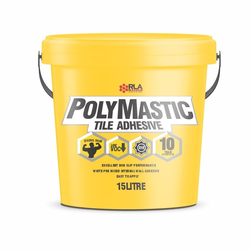 RLA Polymastic 15 Litres Pre Mixed Tile Adhesive - TradieCart