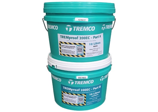 Tremco TREMproof 200EC White 20 Litre Kit Two Part Hydropoxy Primer for ...