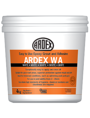 Ardex WA White 4kg Grout and Adhesive - TradieCart