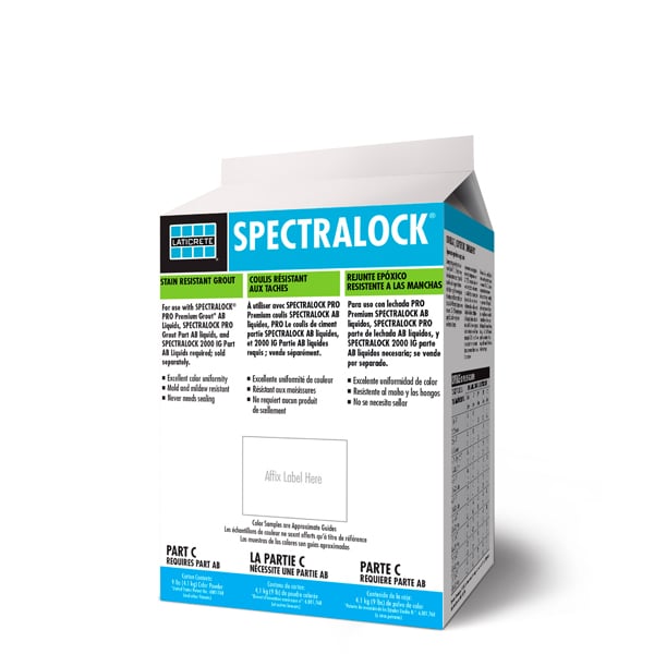 Laticrete Spectralock Pro Part C Powder #88 Silver Shadow 1kg Epoxy ...