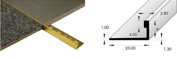 BAT Brass Tiling Angle 15mm X 3m - TradieCart