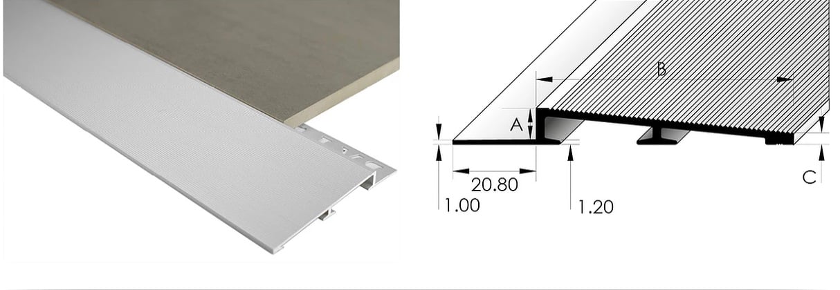 BAT Commercial Diminishing Trim 12mm X 3m Long - TradieCart