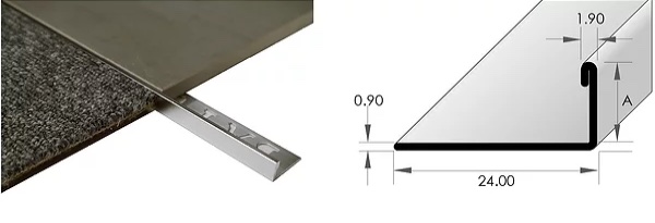 BAT Stainless Steel Tiling Angle 15mm X 3m - TradieCart