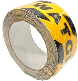 DTA Gecko Watch Your Step Tape Black/Yellow 50mm X 5m - TradieCart