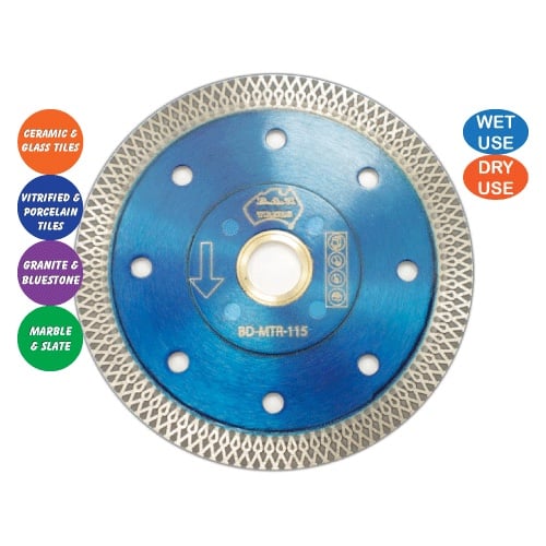 BAT Pro Diamond Blade Mesh Rim 105mm - TradieCart