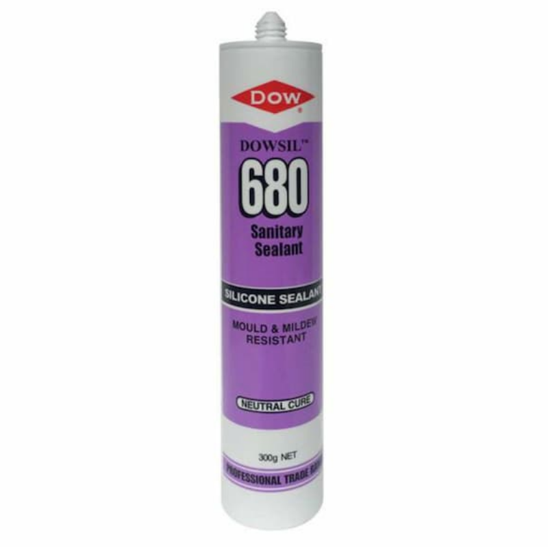 Dow Dowsil 680 Translucent 300ml Cartridge Sanitary Silicone - TradieCart