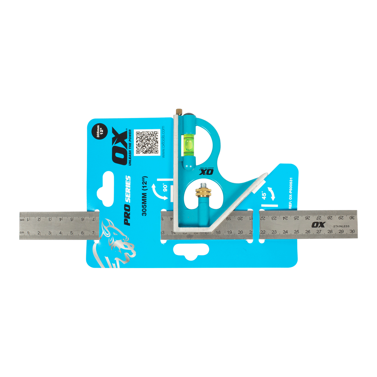 OX Tools Pro 305mm Combination Square - TradieCart