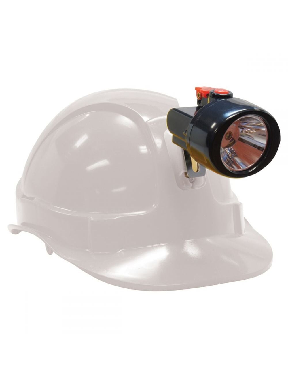 HammerHead Hard Hat Vented (with Cap Lamp Bracket) - White - TradieCart