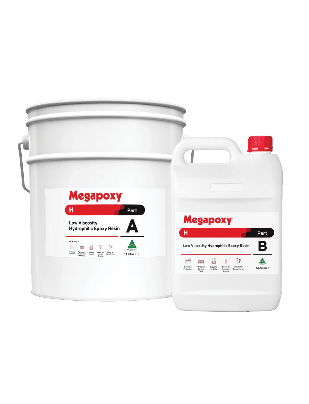 Megapoxy H 20 Litre Kit Epoxy Resin - TradieCart