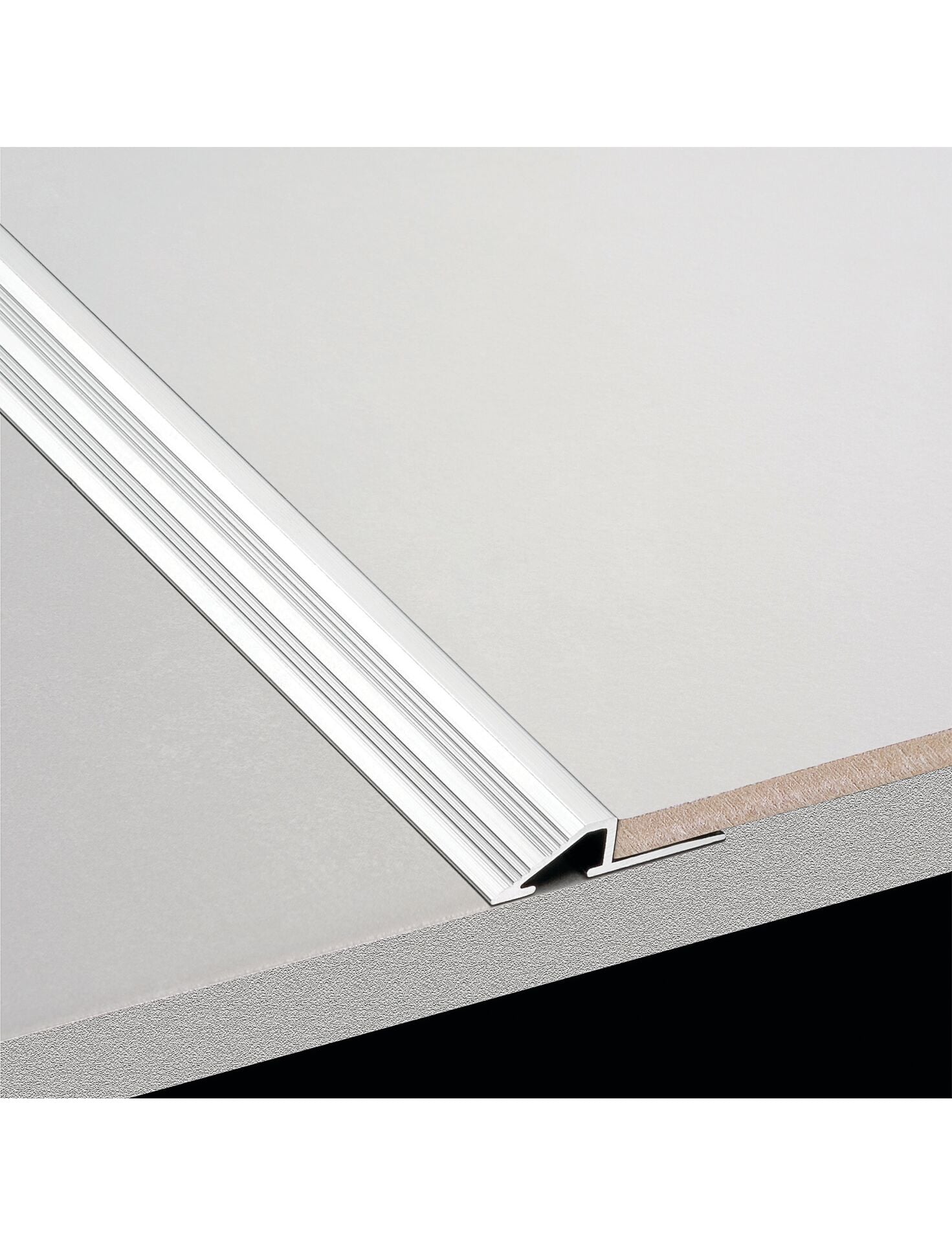 DTA Aluminum Transition Edge Trim Bright Silver 10mm X 3m Long - TradieCart