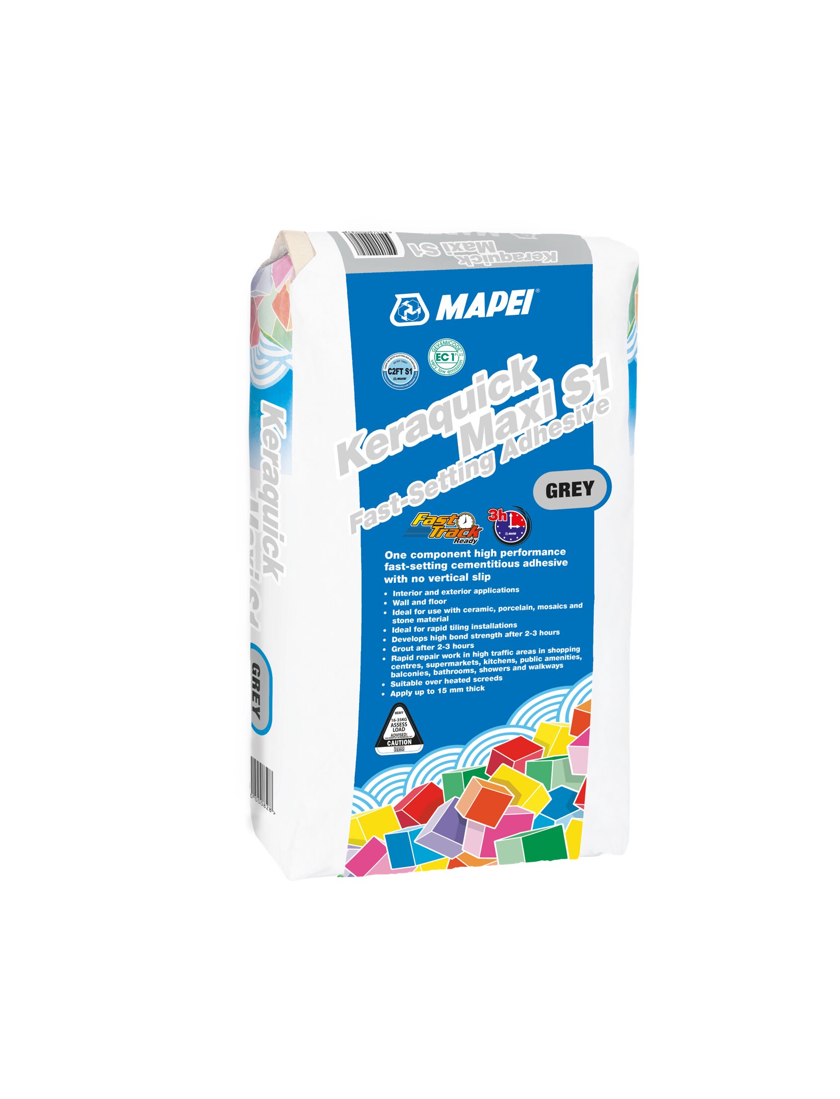 Mapei Keraquick Maxi S1 White 20kg Fast Set Tile Adhesive - TradieCart