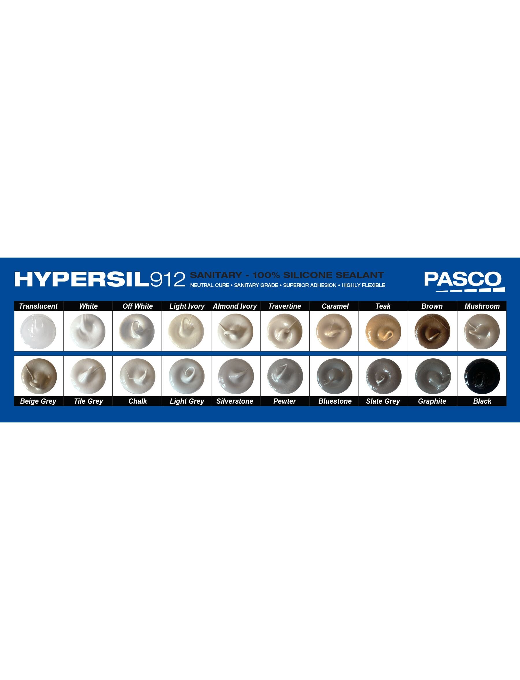 Pasco Hypersil 912 Graphite 300ml Cartridge Silicone - TradieCart