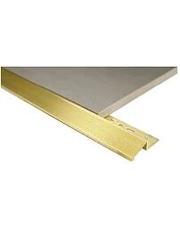 BAT Diminishing Tiling Angle Brass 12mm X 3m Long - TradieCart