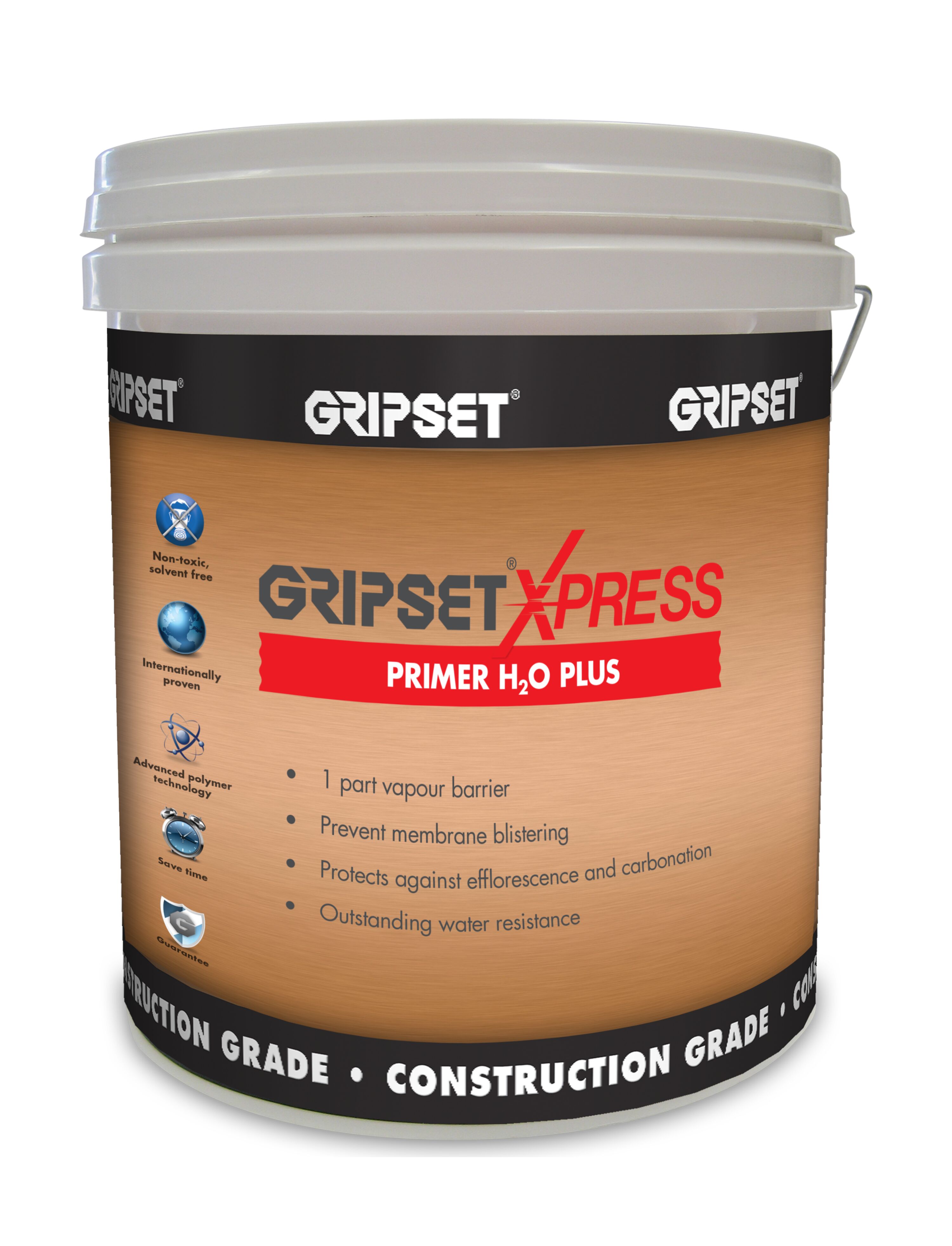 Gripset Xpress H20 Plus 10 Litres Vapour Barrier Primer - TradieCart