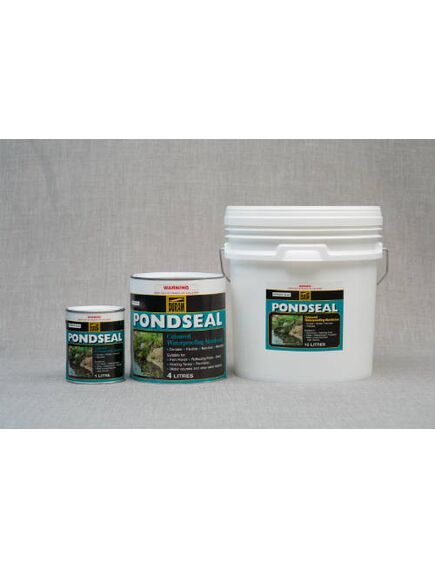 Duram Pondseal Black 4 Litres Waterproofing Membrane - TradieCart Duram Pondseal Black 4 Litres Waterproofing Membrane - TradieCart