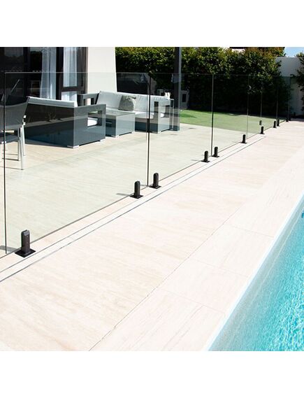 Lauxes Aluminum Tile Insert Plus Silk Silver 100mm X 35mm - TradieCart