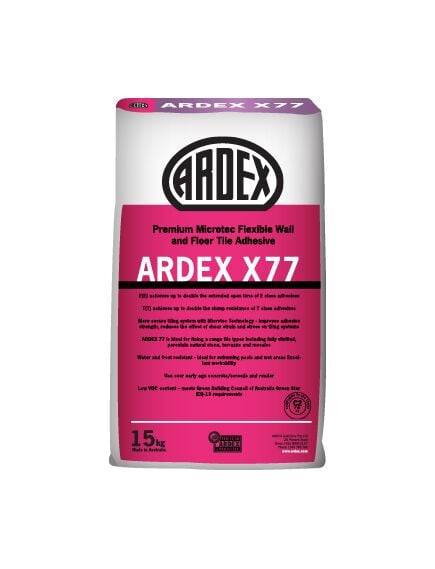 Ardex X77 Off-White 15kg Polymer Modified Tile Adhesive - TradieCart