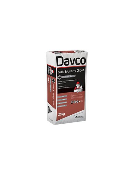 Davco Slate & Quarry Light Grey 20kg Tile grout - TradieCart