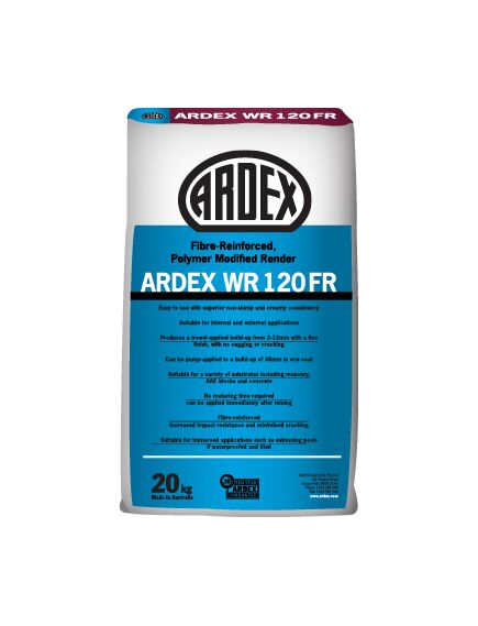 Ardex WR 120 FR 20kg Polymer Modified Render - TradieCart