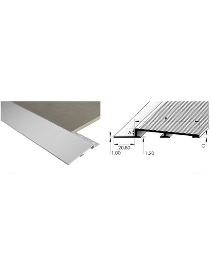 BAT Commercial Diminishing Trim 10mm X 3m Long - TradieCart