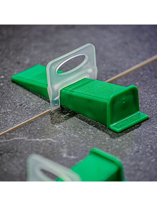 Precise Tile Levelling Clips 2mm 3-12mm X500pcs - TradieCart