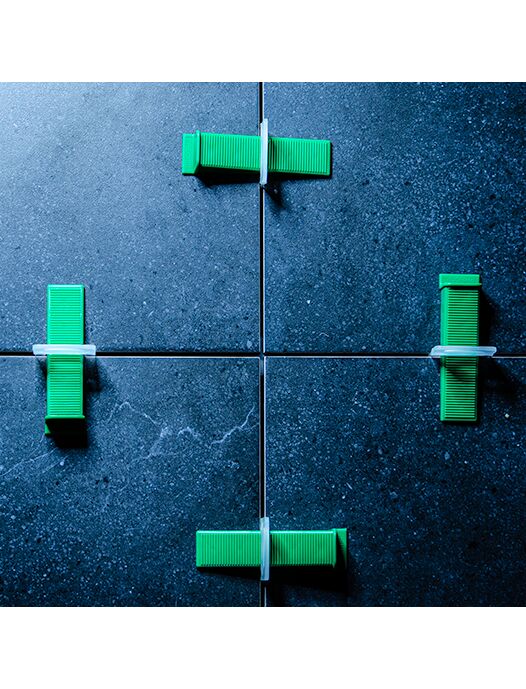 Precise Tile Levelling Clips 2mm 3-12mm X500pcs - TradieCart