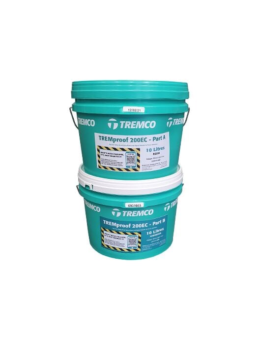 Tremco TREMproof 200EC White 20 Litre Kit Two Part Hydropoxy Primer for ...