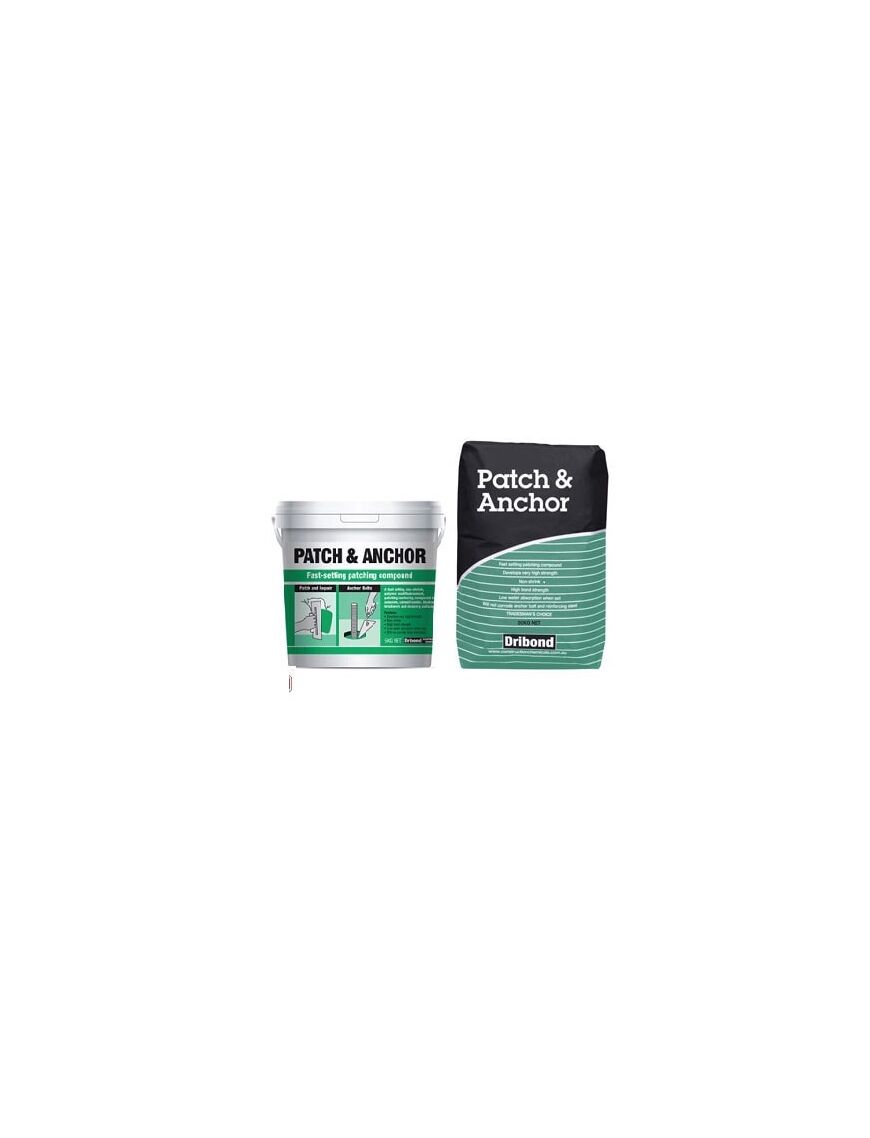 Dribond Patch & Anchor 20kg Fast setting Patching Compound - TradieCart
