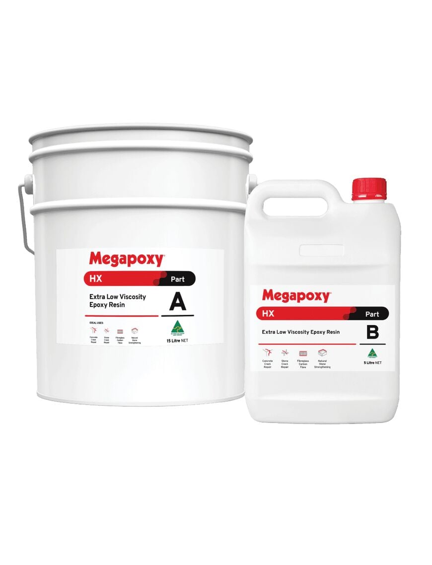 Megapoxy HX 4 Litre Kit Extra Low Viscosity Epoxy Resin - TradieCart