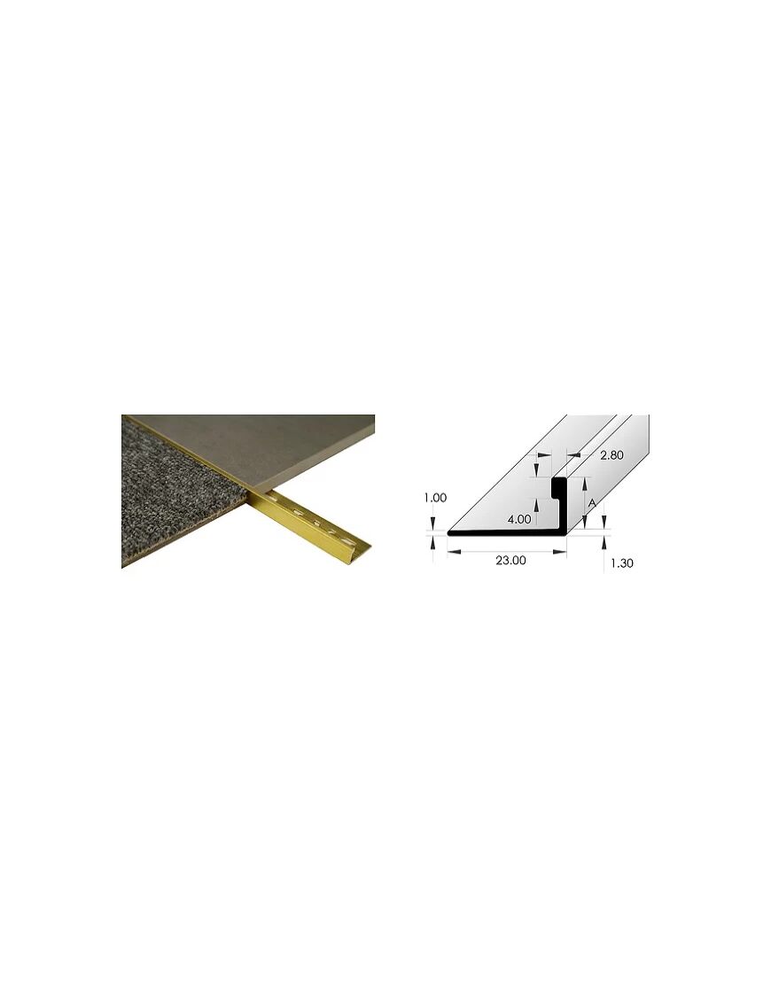 BAT Brass Tiling Angle 20mm X 3m - TradieCart