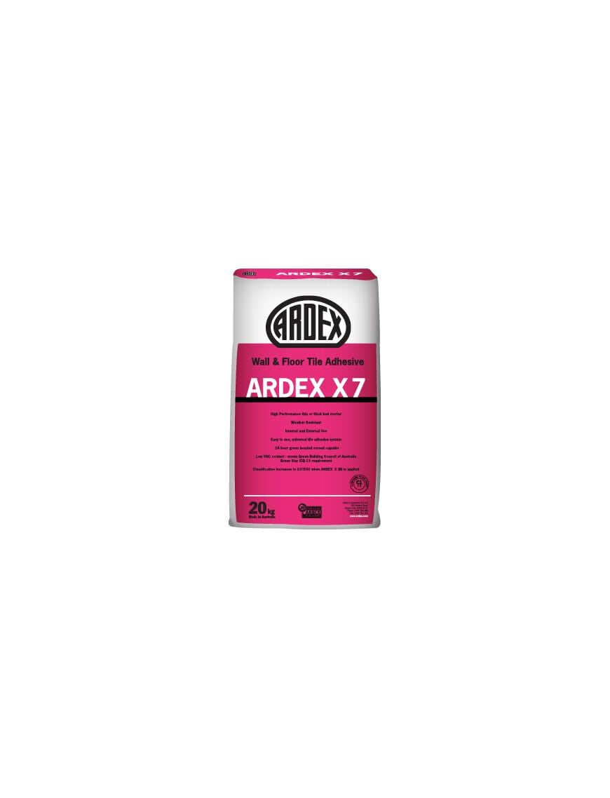Ardex X7 Grey 20kg Cement Based Tile Adhesive - TradieCart
