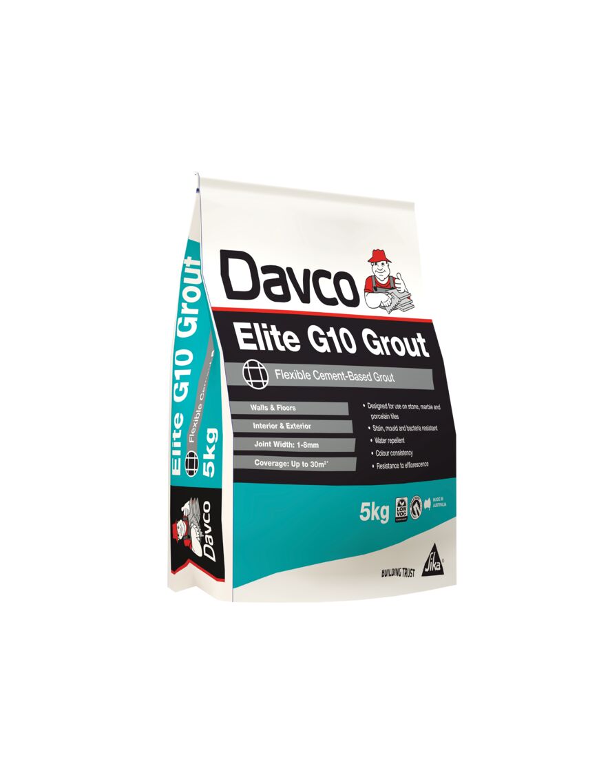 Davco Elite G10 Grout #104 Stormy Grey 5kg Tile grout