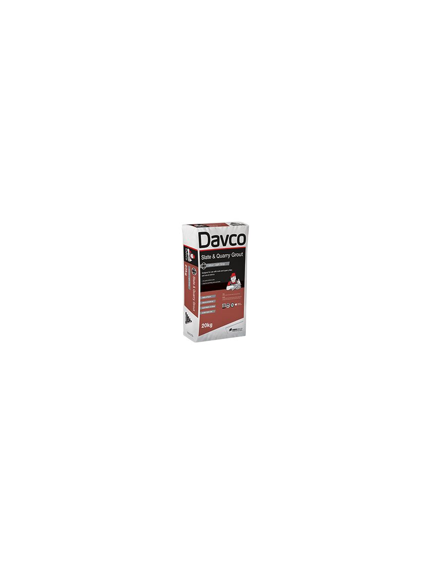 Davco Slate & Quarry Light Grey 20kg Tile grout - TradieCart