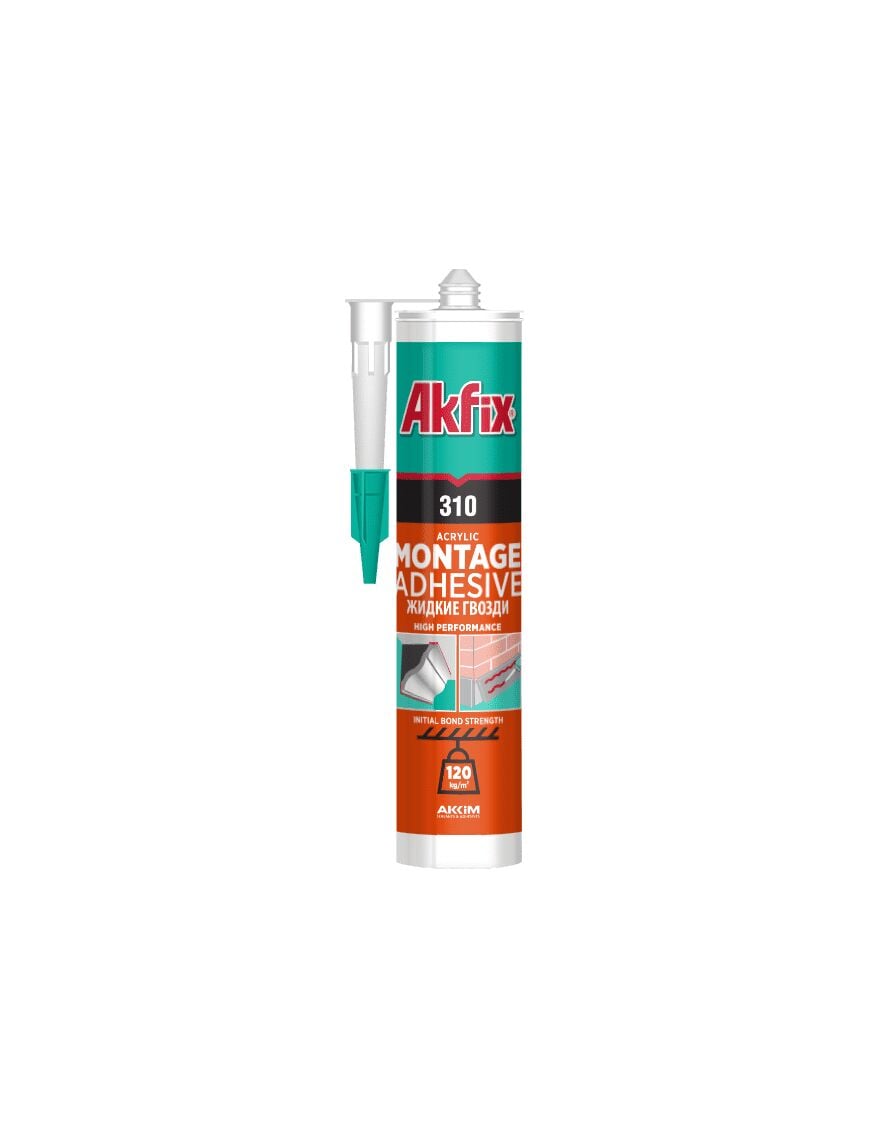 Akfix 310 Montage Adhesive 310ml Cartridge Construction Adhesive - TradieCart