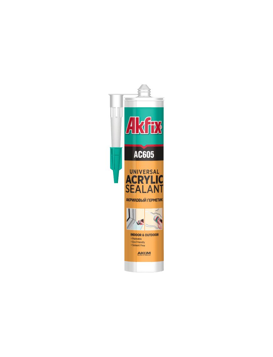 Akfix AC605 White 310ml Cartridge Acrylic Gap Filler - TradieCart