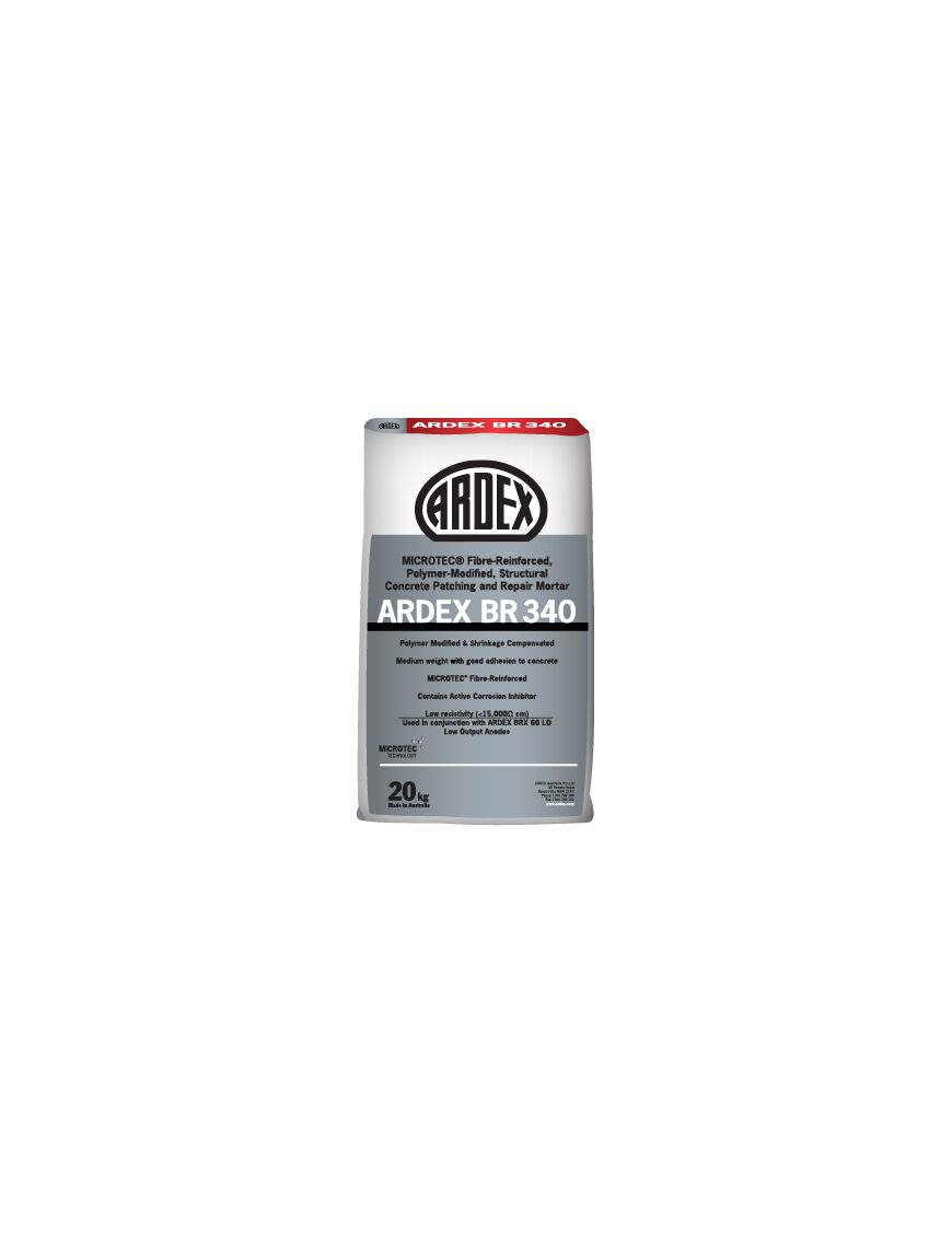 Ardex BR 340 20kg Structural Patch and Repair Mortar - TradieCart