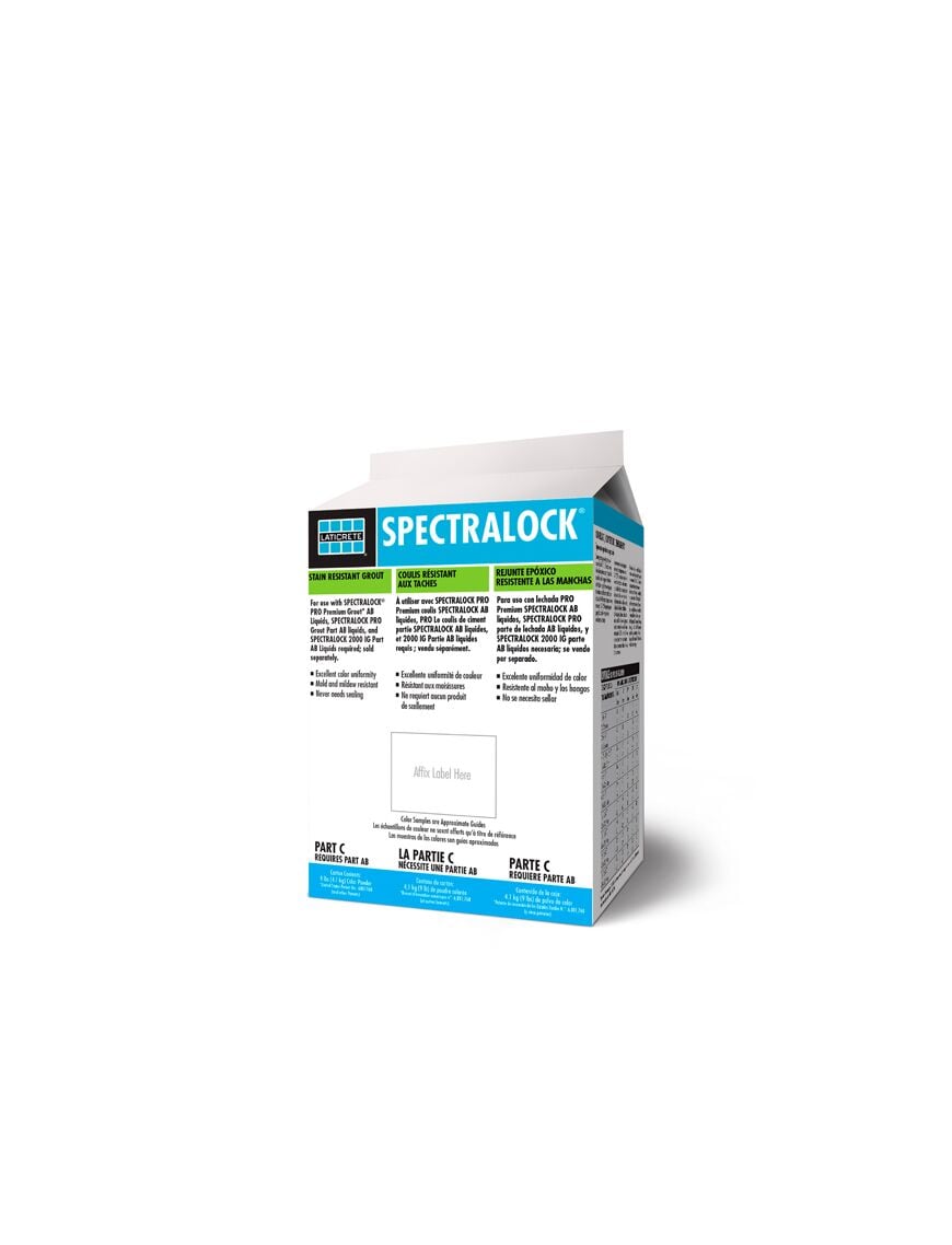 Laticrete Spectralock Pro Part C Powder #60 Dusty Grey 16kg Epoxy Grout ...