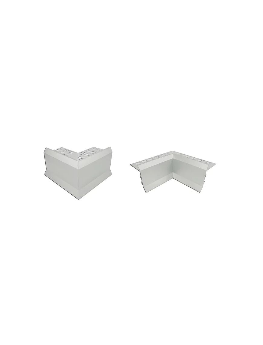 BAT Balcony Edge Trim Internal Corner Matt Silver 8mm - TradieCart