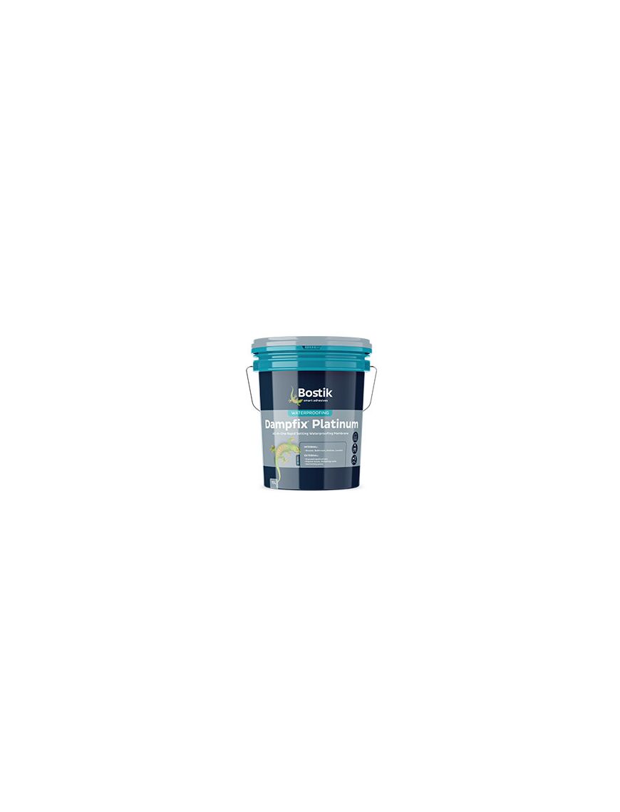 Bostik Dampfix Platinum Light Grey 15 Litres Polyurethane Waterproofing ...